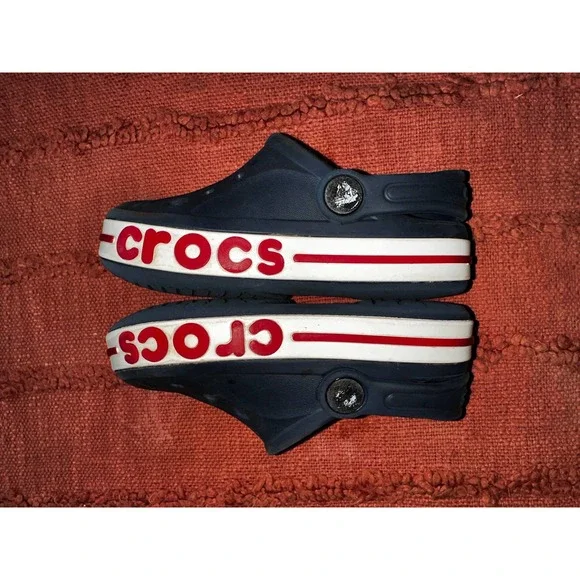 Native Shoes | Shoes | Crocs Boys Childrens Bayaband Slip On Shoe Navy ...
